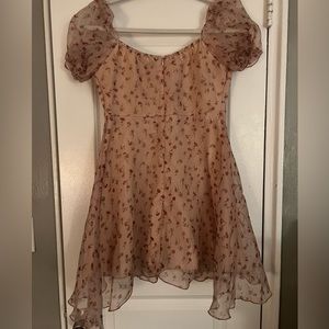 Cider | Dresses | Cider Puff Sleeve Mini Dress | Poshmark